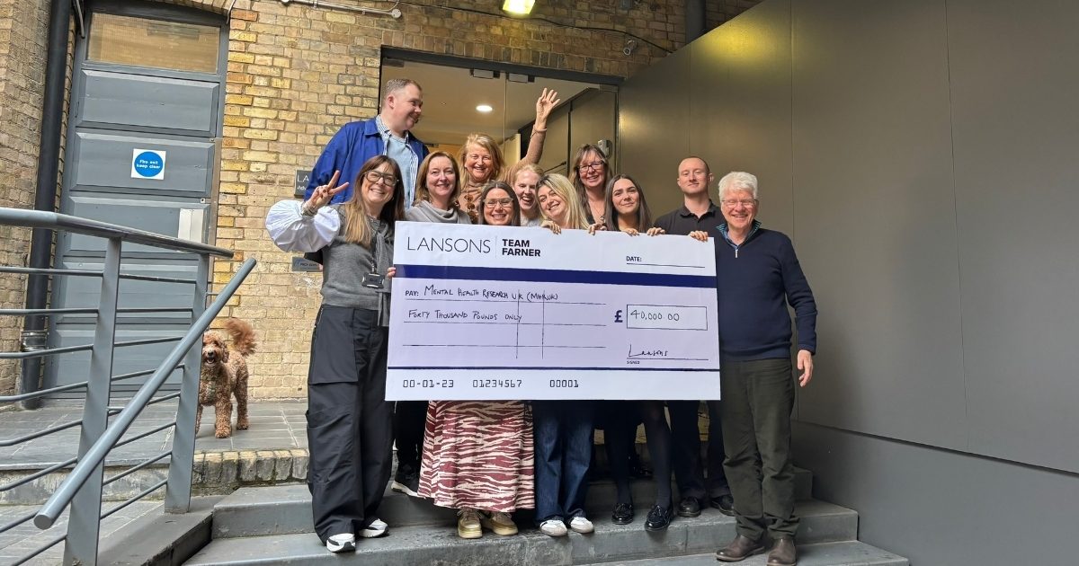 Lansons | Saying goodbye to Mental Health Research UK. And hello to…